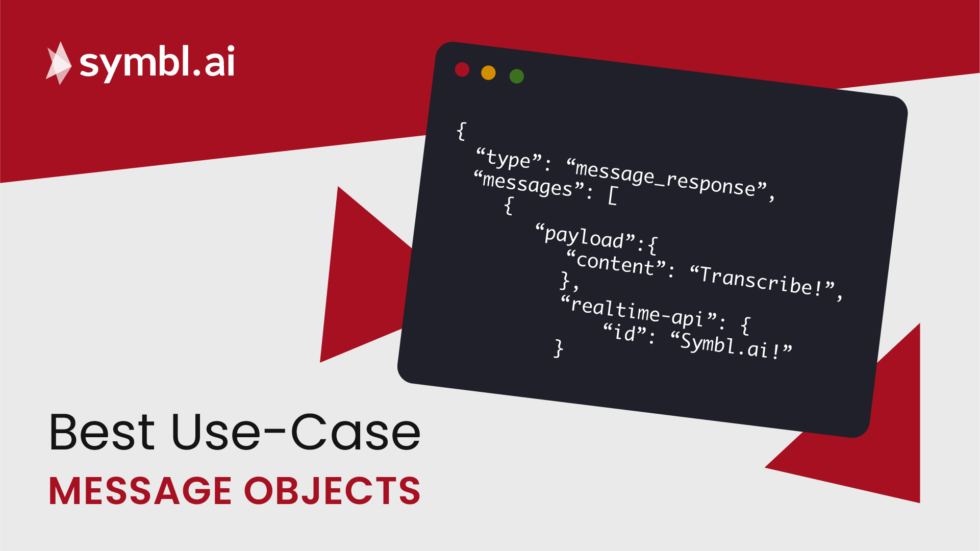 What is the Best Use-Case for the Message Objects in Real-Time ...