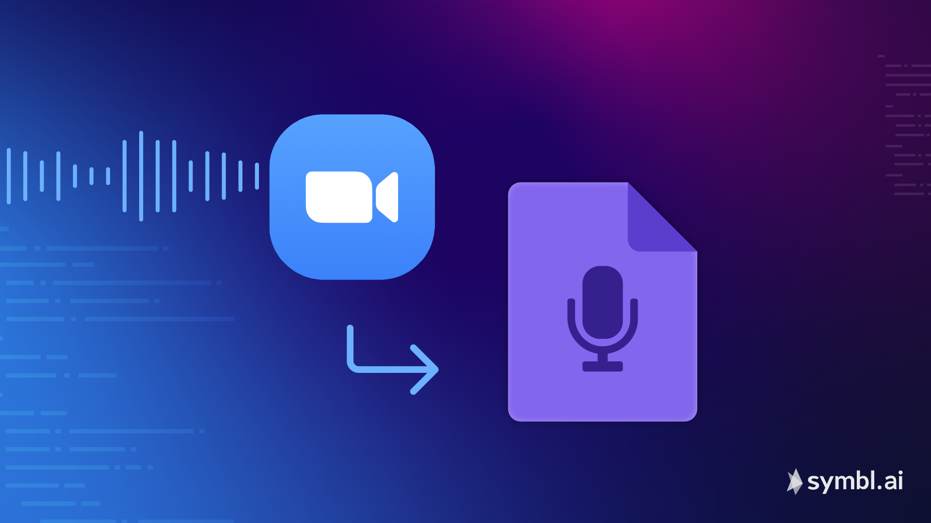 How To Get Raw Audio Stream From Zoom For Real Time Transcripts